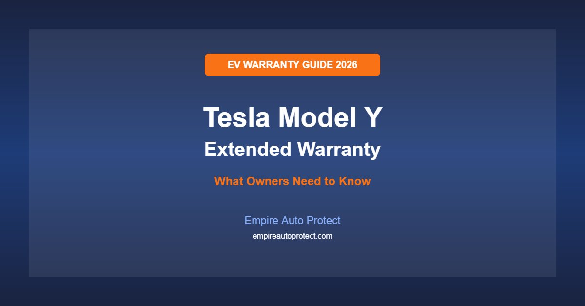 Tesla Model Y Extended Warranty (2026 Guide) | Empire Auto Protect